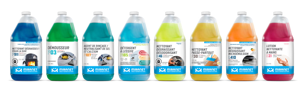 MIRANET, Produits sanitaires & Équipements pour nettoyer comme les pro